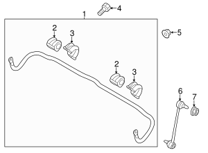2014-2019 Kia Stabilizer Link 54830-2V000 | Genuine Kia Parts & Accessories