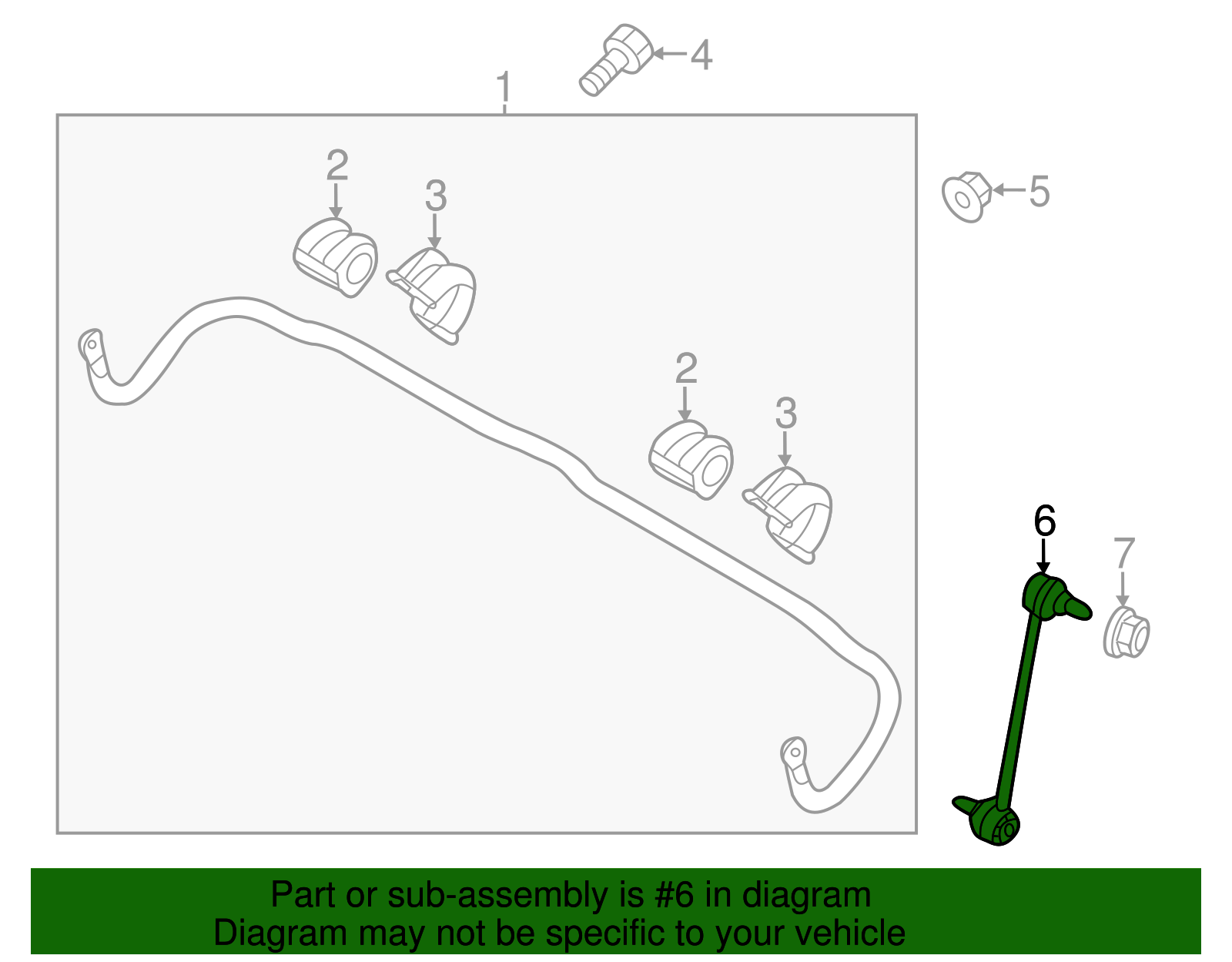 2014-2019 Kia Stabilizer Link 54830-2V000 | Genuine Kia Parts & Accessories
