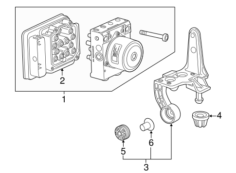 ABS Components for 2025 Cadillac XT5 | GM Parts Center