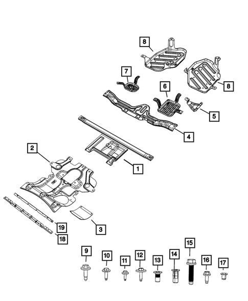 Floor Pans for 2022 Jeep Grand Cherokee L | Mopar eStore