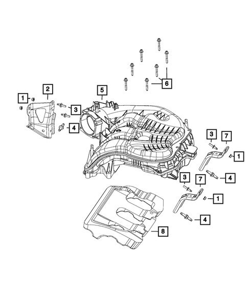 Manifolds and Vacuum Fittings for 2017 Ram ProMaster 1500 | Mopar eStore