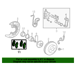 2010-2020 Toyota Brake Pads Front 04465-0E010 | OEM Parts Online