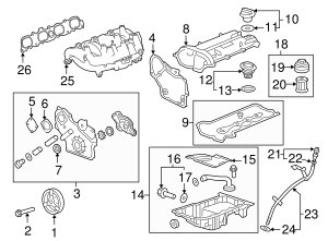 2011-2016 Buick Valve Cover Seal 12605173 | GMPartsDirect.com