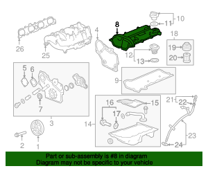 2011-2016 Buick Camshaft Cover 12605216 GM | GMPartsDirect.com