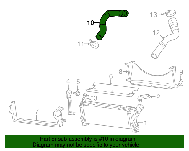 2013-2018 Ram Inlet Duct 52014734AC | Mopar Parts Canada
