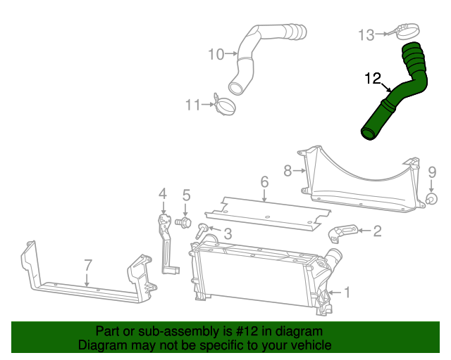 2013-2018 Ram Outlet Duct 52014735AB | Mopar Parts Canada