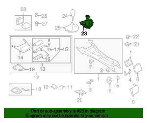 25117595326 - 2008-2013 BMW Shift Knob (25-11-7-595-326) | BMW of South ...