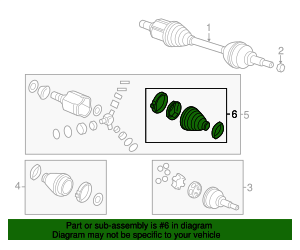 94563855 GM Inner Boot | GM Parts Store