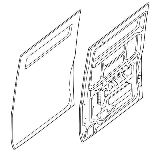 2012-2021 Nissan Door Shell 82100-9JA0A | Nissan Parts Store