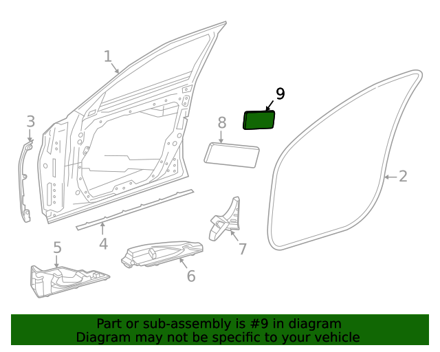 2021-2023 Mercedes-Benz Sound Absorber 223-690-24-06 | AutoNationParts.com