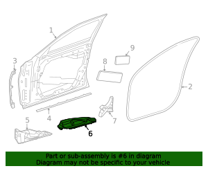 2021-2023 Mercedes-Benz Sound Absorber 223-725-62-00 | AutoNationParts.com