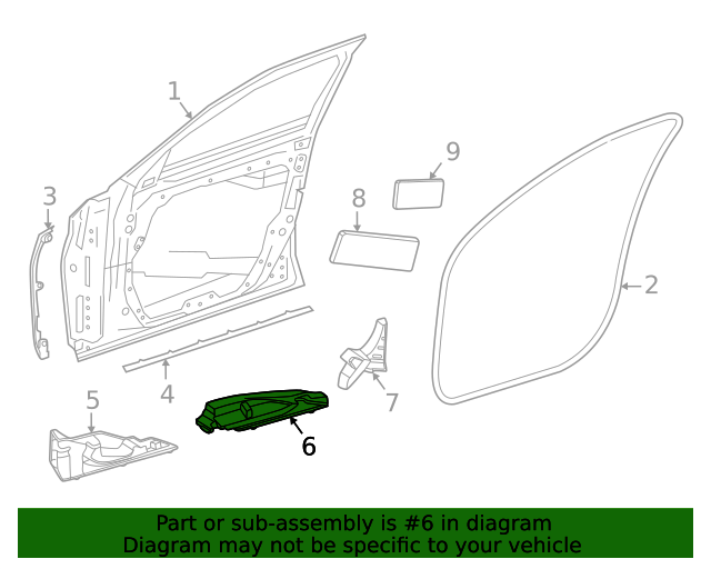 223-725-61-00 - Sound Absorber 2021-2023 Mercedes-Benz | Mercedes-Benz USA Parts