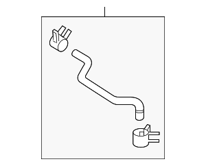 Hyundai - 26710-2B710 - Breather Tube - 2015-2019 Hyundai Sonata | OEM ...