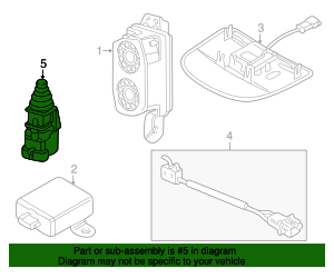 Genuine Hood Contact Switch for 1994-2011 Saab | Part# 90355463 | Over ...