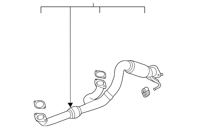 2020-2022 Hyundai Palisade Front Pipe 28610-C6100 | OEM Parts Online