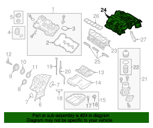 29210-3CFC1 - Intake Plenum - 2012-2021 Hyundai | World OEM Parts Hyundai