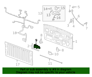 2019-2024 GM Pickup Box Tailgate Power Assist Actuator 84828475 GM ...