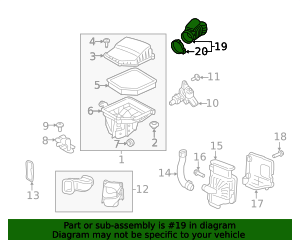 2019-2022 Volvo Air Pipe 32222072 | Genuine Volvo Replacement Parts