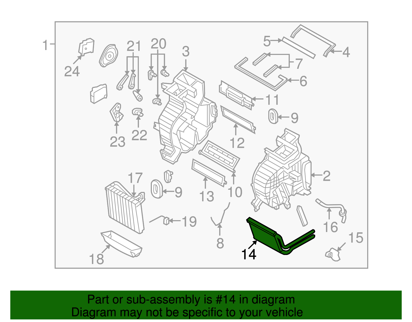 97138-1G000 - Heater Core 2006-2011 Kia | Kia.Parts Store