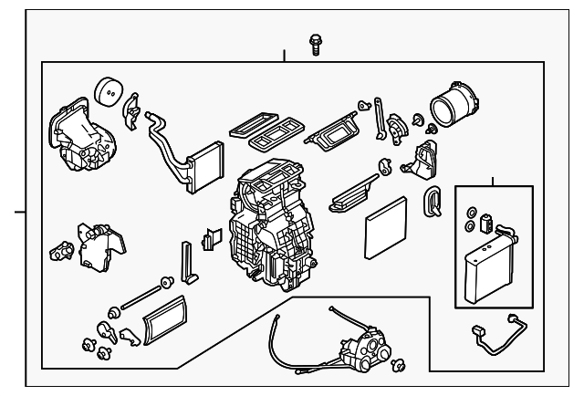 2014 Nissan Versa Note AC & Heater Assembly 27210-9KF0A | OEM Parts Online