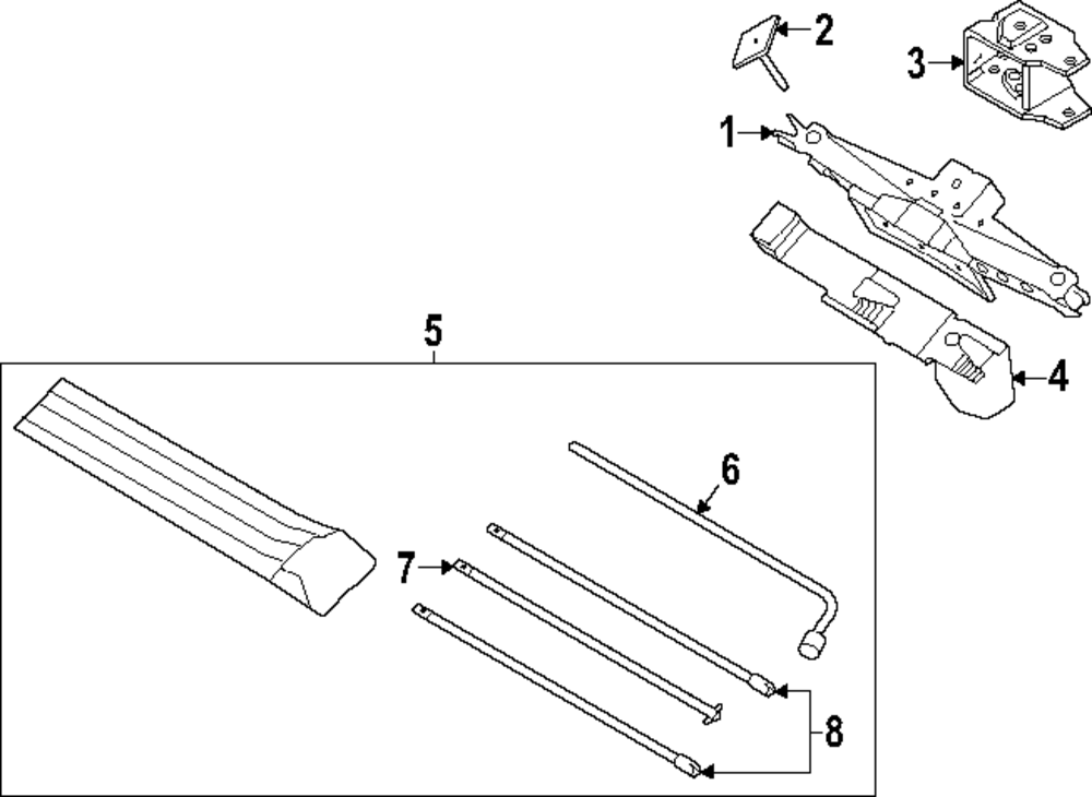 JB3Z-17080-K - 2024 Ford Ranger - Floor Jack | My Ford Parts