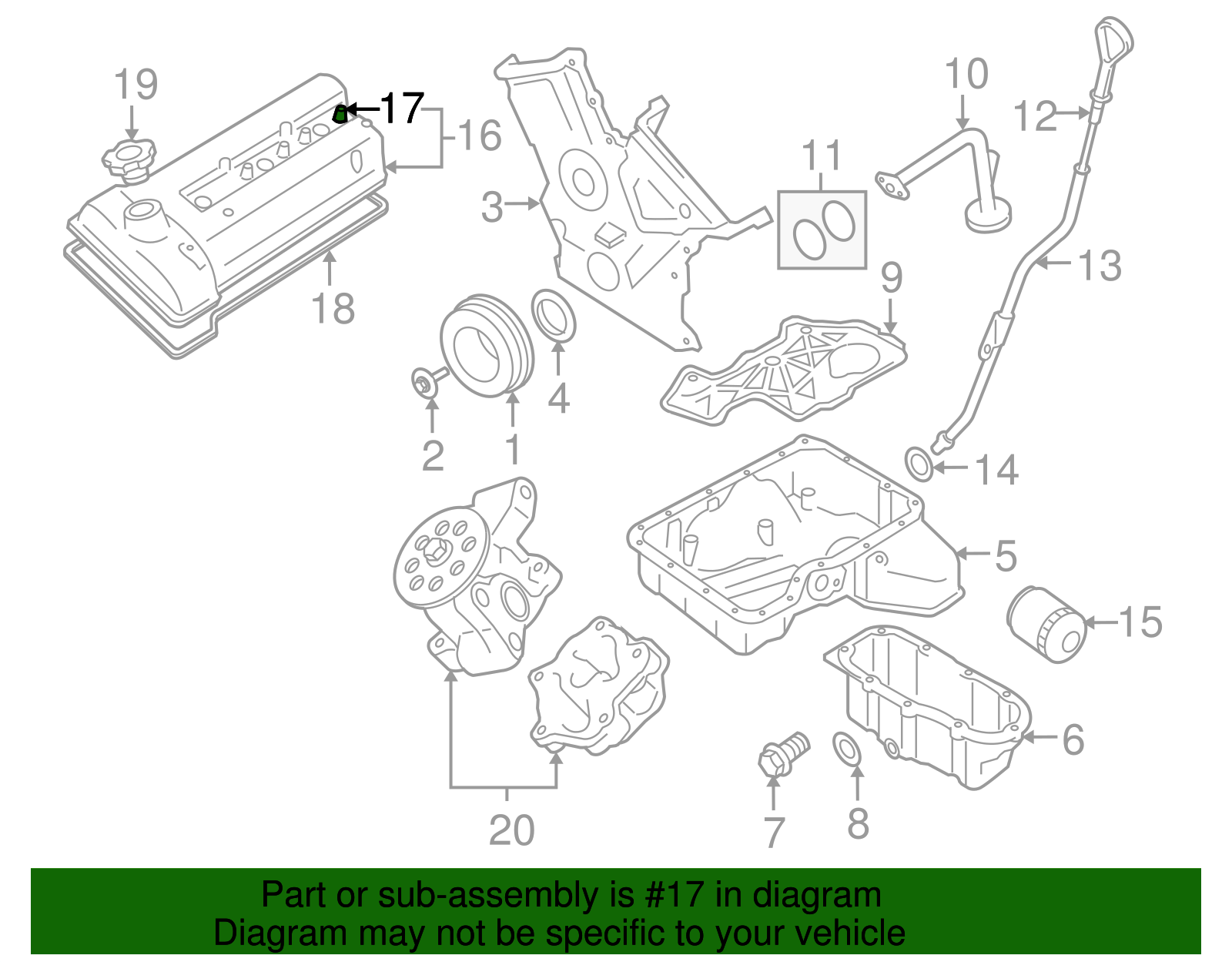 1996-2009 Suzuki | 1996-2009 Suzuki - Spark Plug Tube Seal | 1117981402 ...