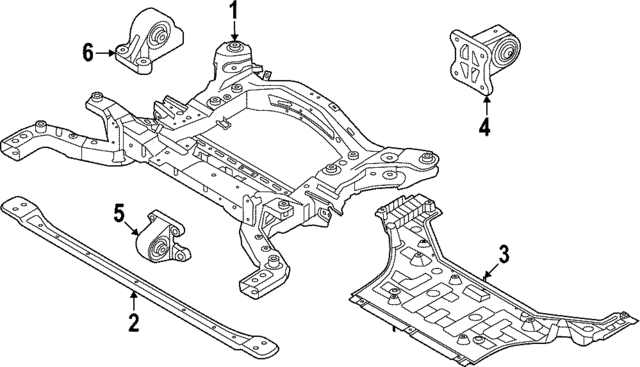 2022-2024 Kia EV6 Under Cover 84291-GI000 | TascaParts.com