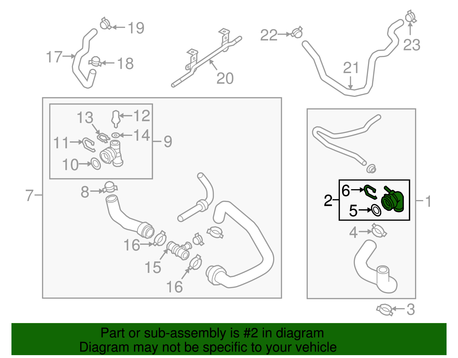 3QF-122-291 - High-Quality Radiator Coolant Hose Adapter for 2018-2025 ...