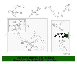 2018-2023 Volkswagen Upper Coupling 3QF-122-291 | Volkswagen Parts Catalog