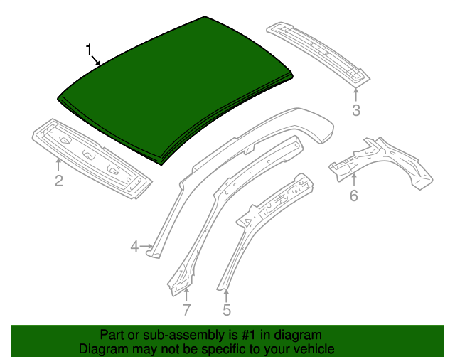 Genuine BMW 41-31-8-400-046 | Roof | FREE Shipping on Most Orders $499 ...