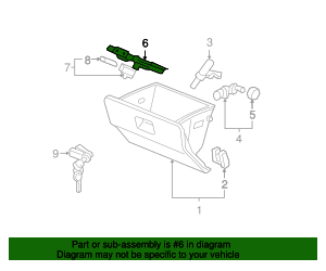 77545-SJC-A00 - Striker Plate 2006-2014 Honda Ridgeline | Honda Parts ...