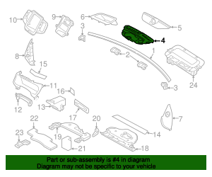 2016-2022 Volvo XC90 Defroster Duct 39829124 | OEM Parts Online