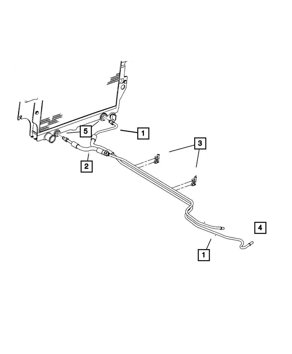 52079638AB - Oil Cooler Return Line 2001-2002 Jeep Wrangler | Mopar ...