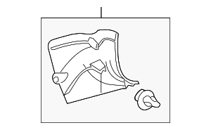 62111-21041-B0 - Board Cowl Side Tri - 2011-2016 Scion tC | OEM Genuine ...
