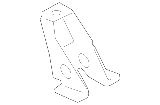 2012-2017 Toyota Prius V Fender Mtg Bkt 53708-47060 | Toyota Parts Center