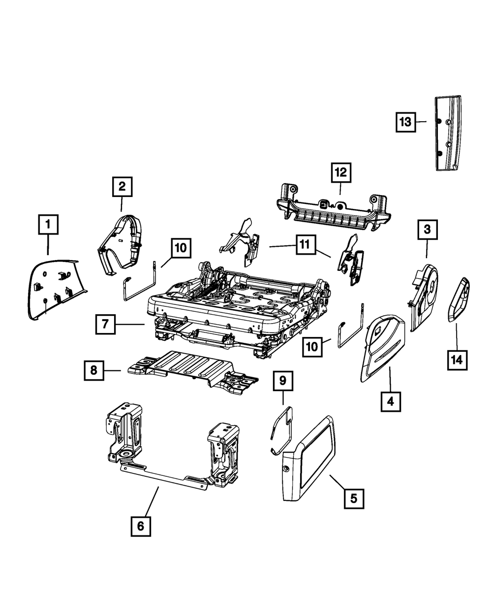 2006-2009 Chrysler PT Cruiser Driver Inboard Shield 1CW421K2AA | My ...