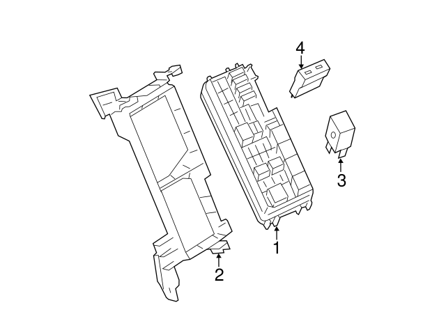 164-540-30-72 - Fuse & Relay Box 2006-2009 Mercedes-Benz | Mercedes ...