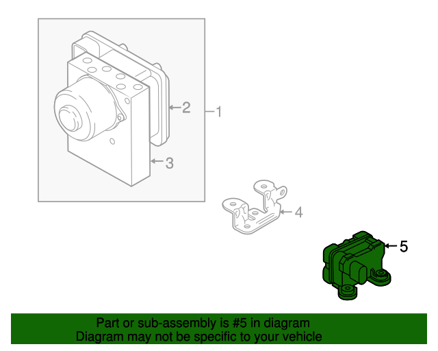2010-2013 Ford Transit Connect Yaw Rate Sensor 6G9Z-14B296-A | Varsity Ford