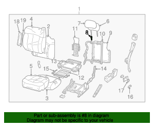 2001-2003 GM Support 88936763 | GMPartsDirect.com