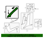 2019-2023 Chevrolet Blazer Windshield Pillar Trim 84653936 | OEM GM Parts