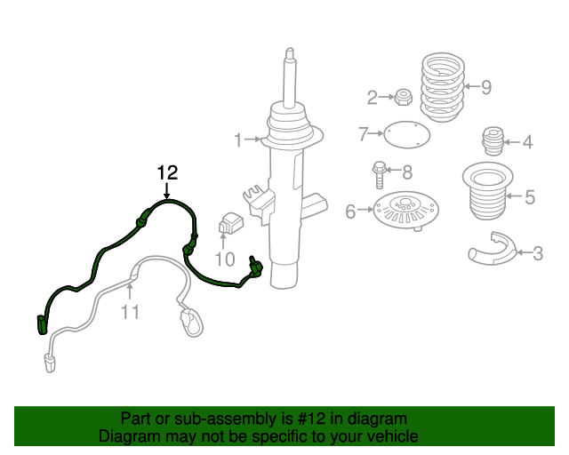 2012-2021 BMW Adapter lead for VDC 37-14-6-793-850 | AutoNationParts.com
