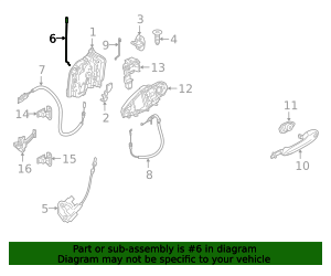 Genuine BMW 51-21-7-430-926 | Lock Button Rod | FREE Shipping on Most ...