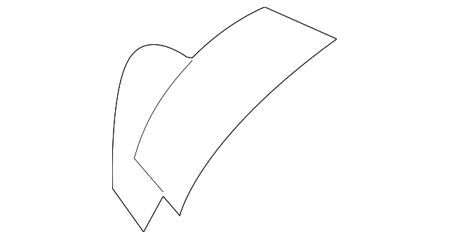 2012-2014 Toyota Camry Cowl Grille Seal 53867-06060 | Sparks Parts