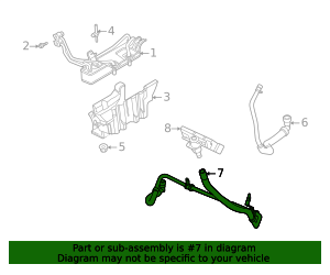 2020-2022 Ford F-350 Super Duty Cooler Pipe lc3z7a031e | Retail ...