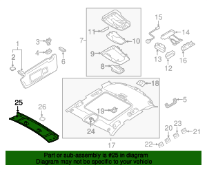 2018-2024 Audi A4 allroad Rear Header Trim 8W9-867-839-B-1OK | Audi USA ...