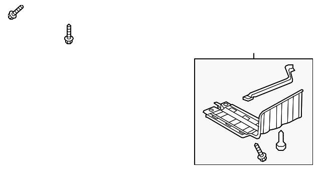 291303q010 - 2013-2015 Kia Optima Radiator Support Splash Shield | Kia ...