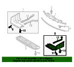 29130-2T000 - Radiator Support Splash Shield - 2011-2016 Kia Optima ...