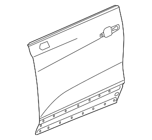 2019-2023 Chevrolet Blazer Passenger Side Door Outer Panel 84434633 ...
