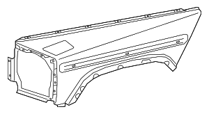 463-880-88-02 - Fender 2019-2023 Mercedes-Benz | Mercedes-Benz USA Parts