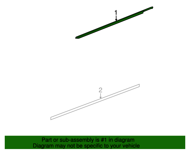 207-720-04-00-64 - Belt Molding 2010-2017 Mercedes-Benz | Mercedes-Benz ...